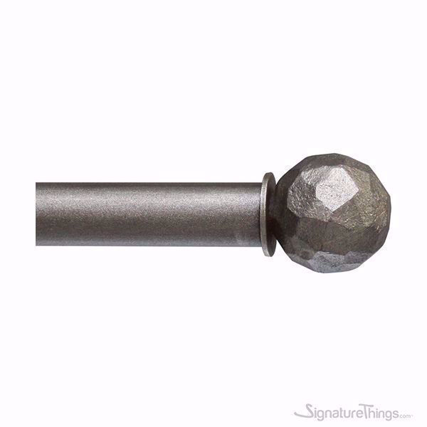 SignatureThings | Round Iron Ball Curtain Rod Finials