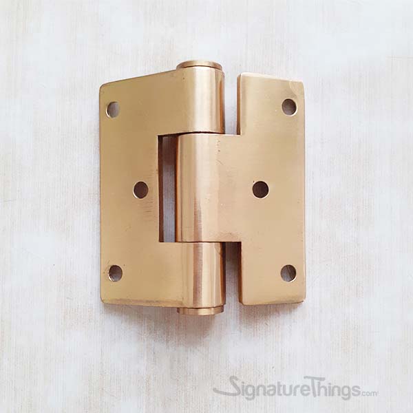 Signaturethings 3 Inch Brass Door Hinges Solid Brass Hinges